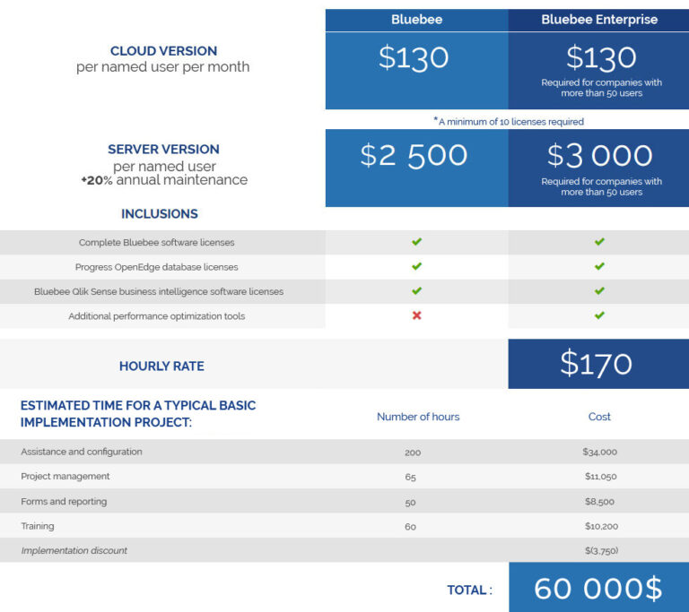 Bluebee ERP Sofware - Powerful, Simple, Modern Solutions